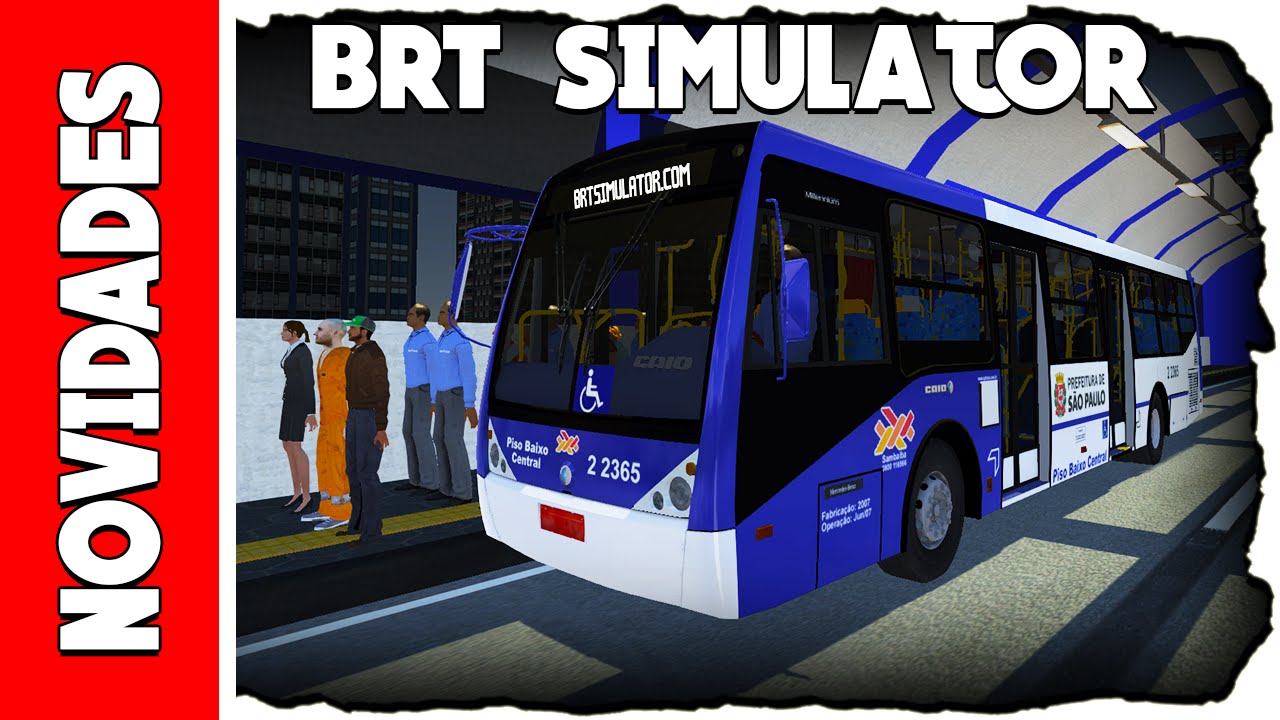 BRT SIMULATOR - Novo Simulador de Ònibus Brasileiro Vamos Apoiar - YouTube
