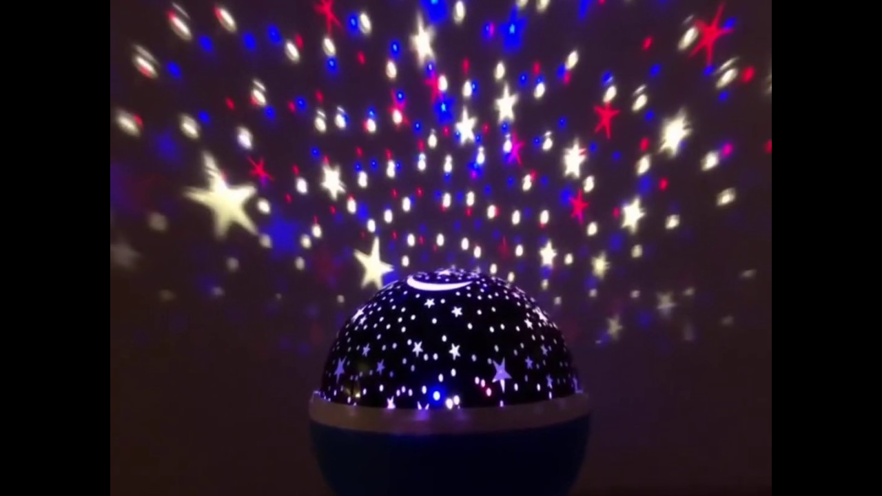 Moon Light ™ 360° Rotating Projector - YouTube