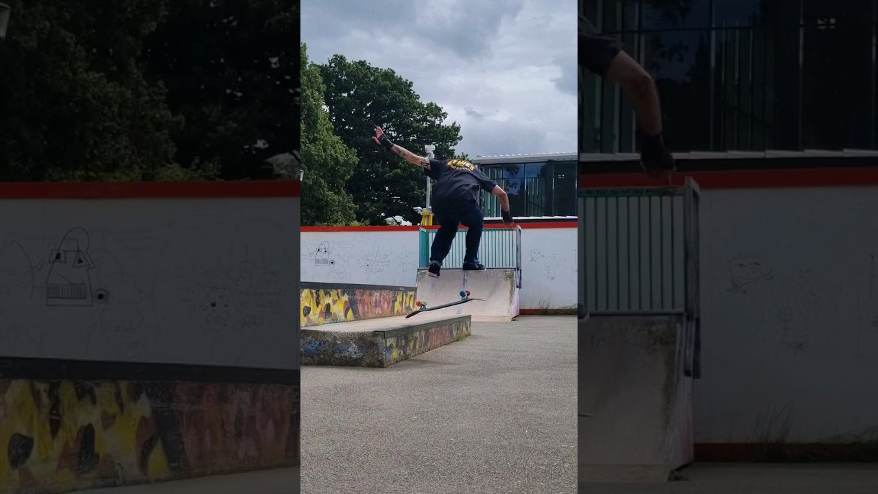 Fakie 5050 fakie fs heelflip - YouTube