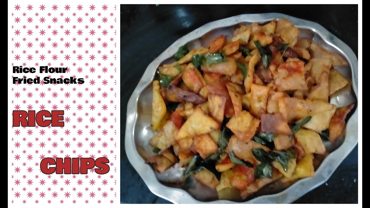 Rice Flour Fried Snacks | Rice chips |அரிசி மாவில் மொறு மொறு ஸ்நாக்ஸ் ...