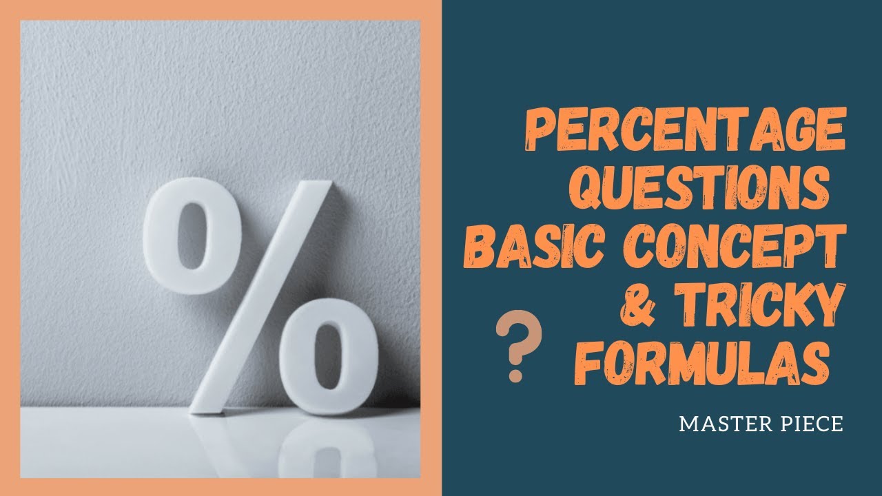 Percentage Tricks/Formula/Shortcuts/| Percentage Problems Tricks and ...