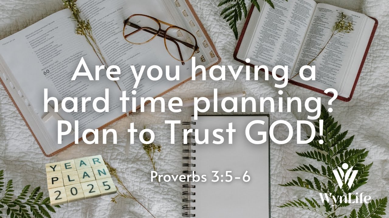 Having a hard time planning? Plan to Trust in GOD! | Sunday Service ...