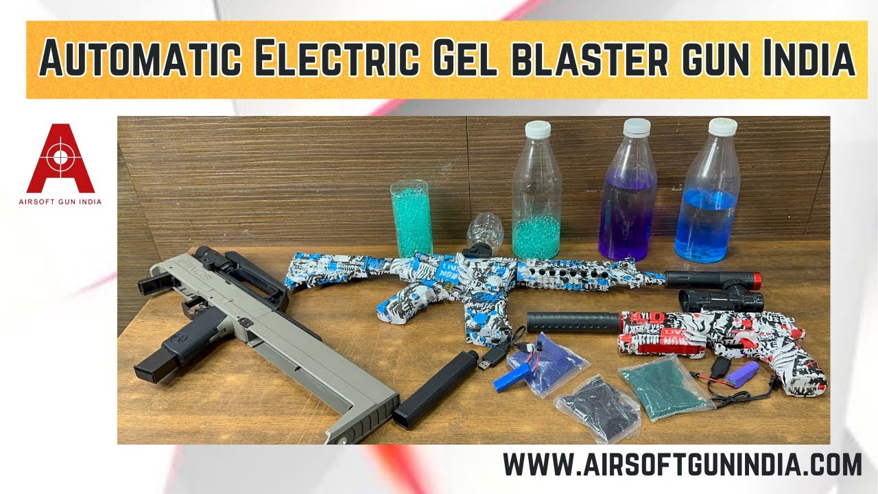 Automatic Electric Gel blaster gun India 🇮🇳 | Electric Airsoft gun ...