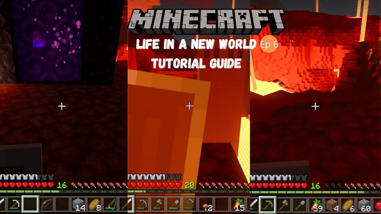 How to Locate and Survive an Nether Fortress | Minecraft Tutorial Guide ...