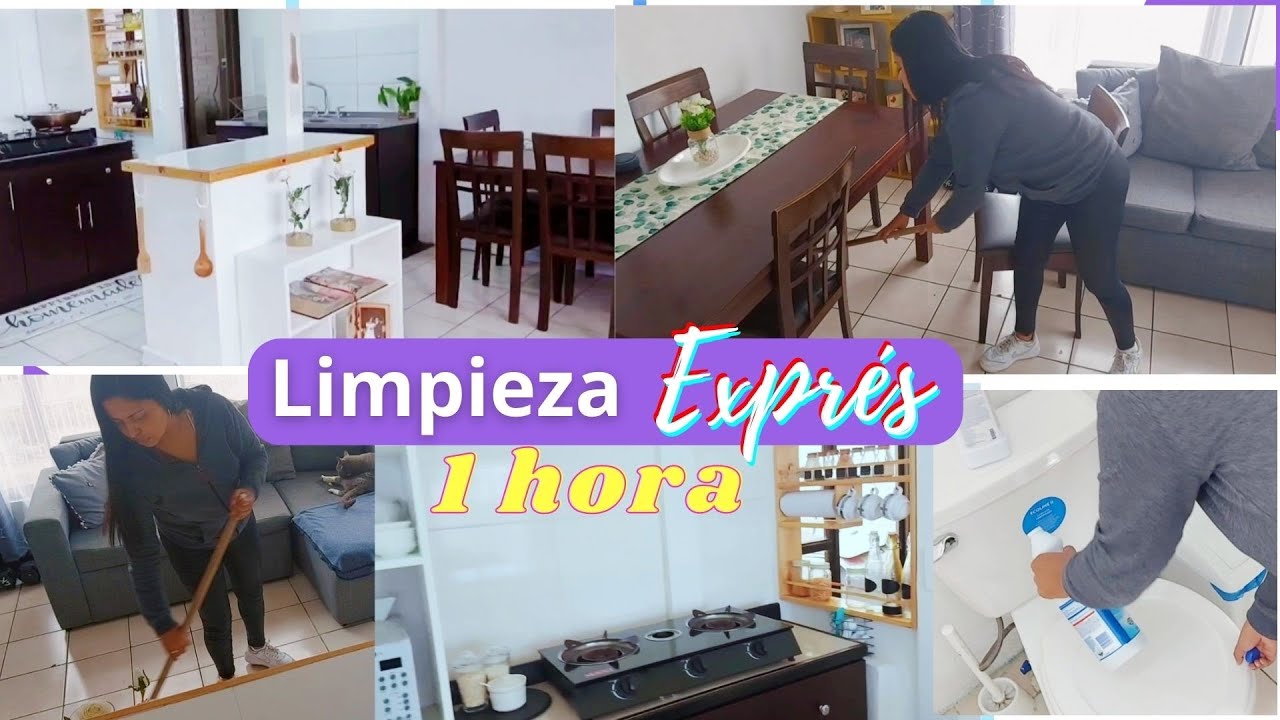 Rutina de LIMPIEZA EXPRÉS🧹🧼| Limpia conmigo! || Limpieza DIARIA para ...