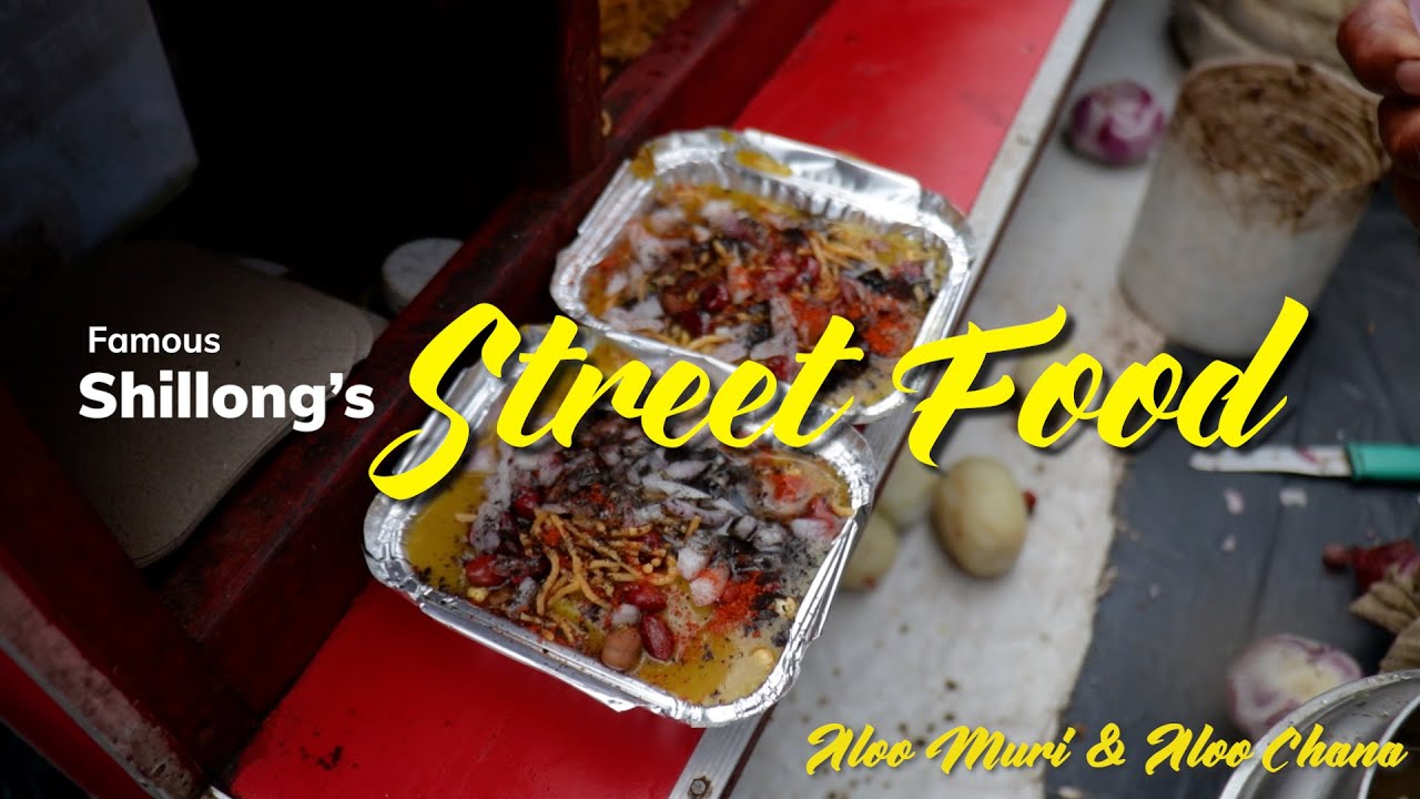 Shillong Street Food | Aloo Chana & Aloo Muri - YouTube