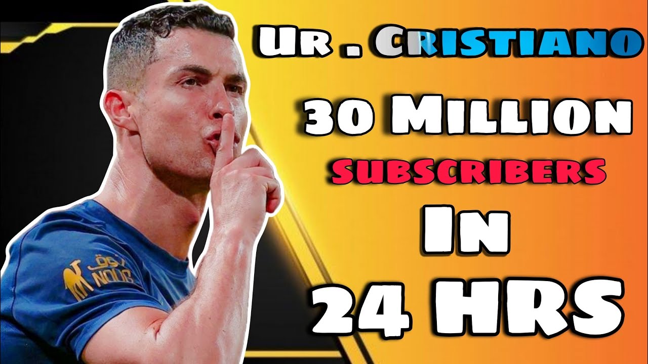 Cristiano Ronaldo New YouTube channel, breaks record with 30 million ...