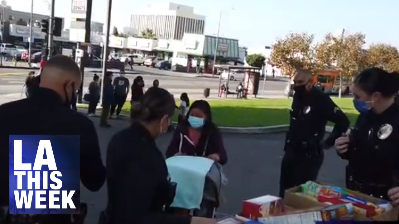 Rampart Police Officer Gives Back to the Community He Serves - YouTube