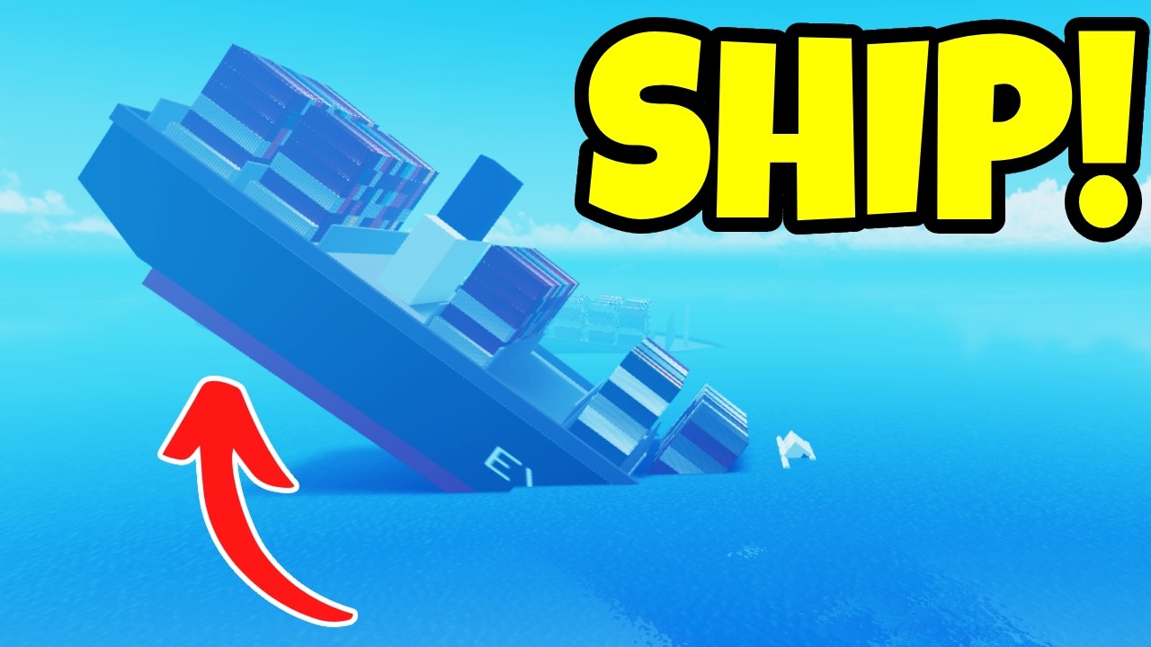 Survive The Realistic SINKING Cargo Ship! | Roblox Simulator - YouTube