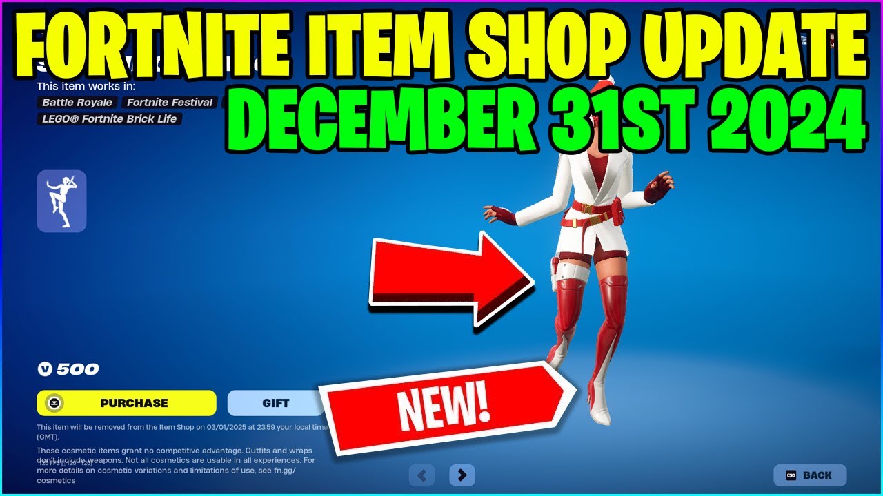 *NEW* STARTING PRANCE EMOTE! Fortnite Item Shop [December 31st, 2024 ...