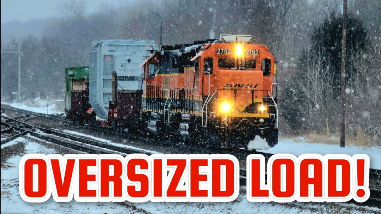 [4K] GEEP DUO TRANSPORTS A HIGH AND WIDE LOAD ON THE TRANSCON! - YouTube