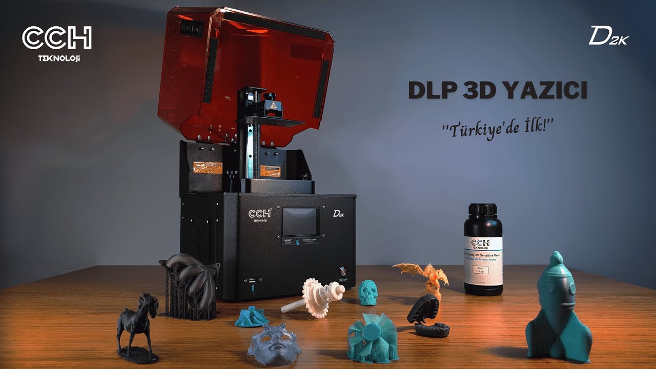 CCH D2K DLP 3D YAZICI (TÜRKİYE'DE İLK!) - YouTube