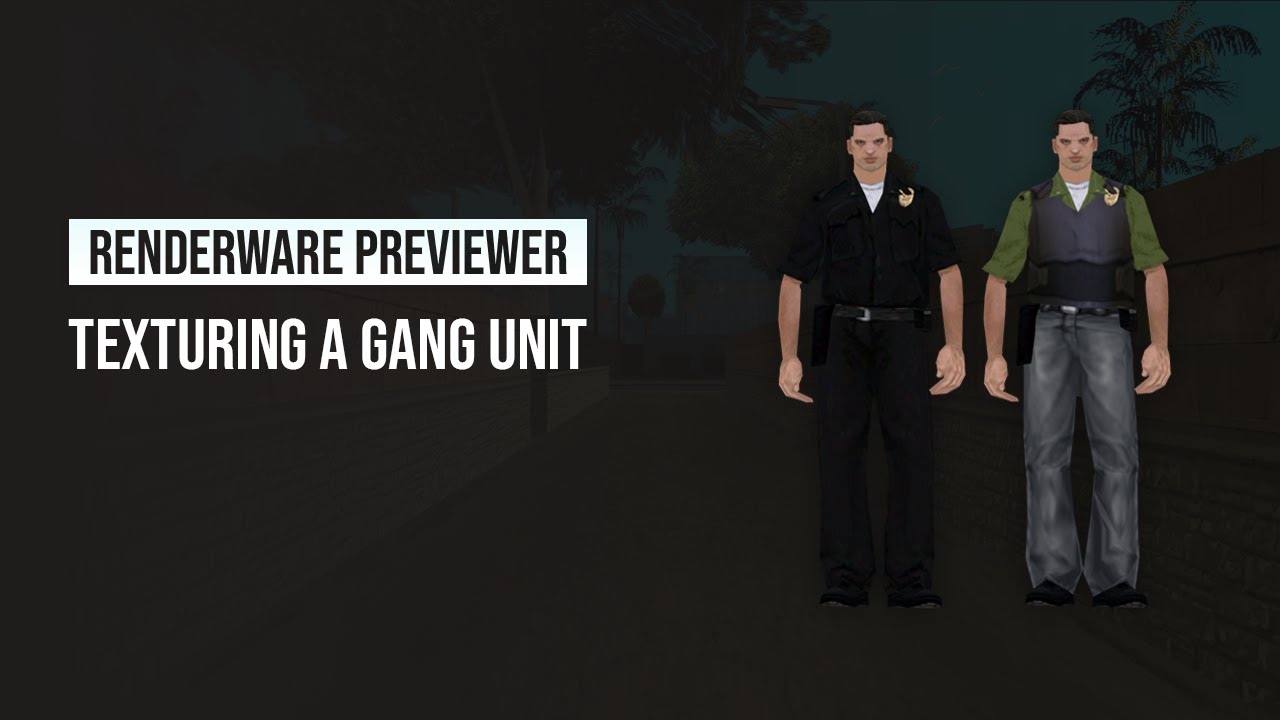 28 - Texturing a gang unit - YouTube