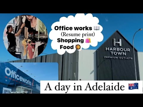 ADELAIDE, HARBOUR TOWN, OFFICEWORKS || SOUTH AUSTRALIA || BANK WORK ...