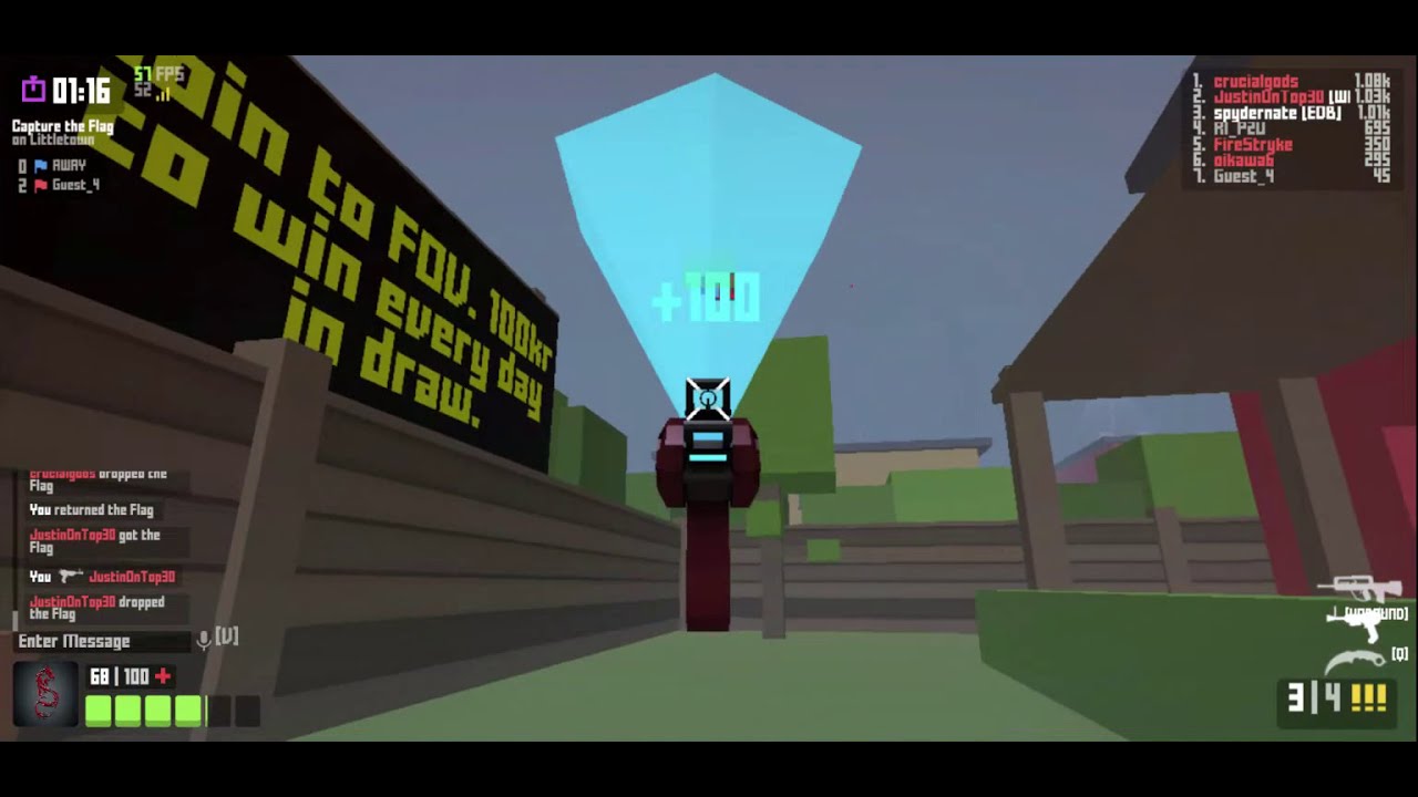 Another basic krunker gmeplay - YouTube