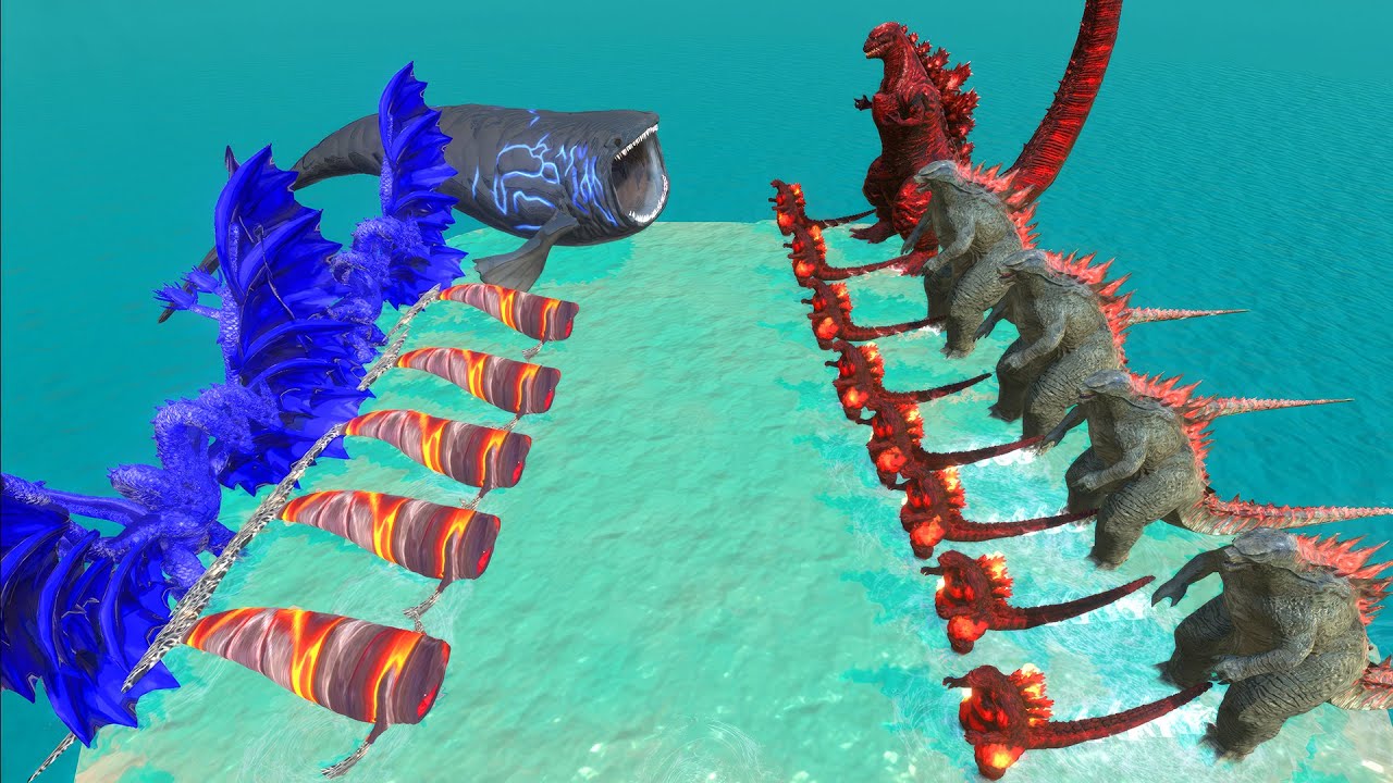 Aquatics Battle - The Bloop VS Red Team Thermo Shin Godzilla 2014 ...