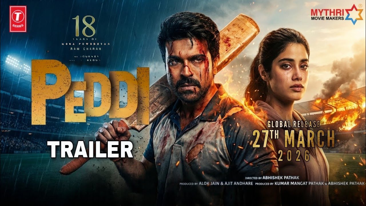 Peddi Movie - Hindi Trailer | Ram Charan | Janhvi Kapoor | A R Rahman ...