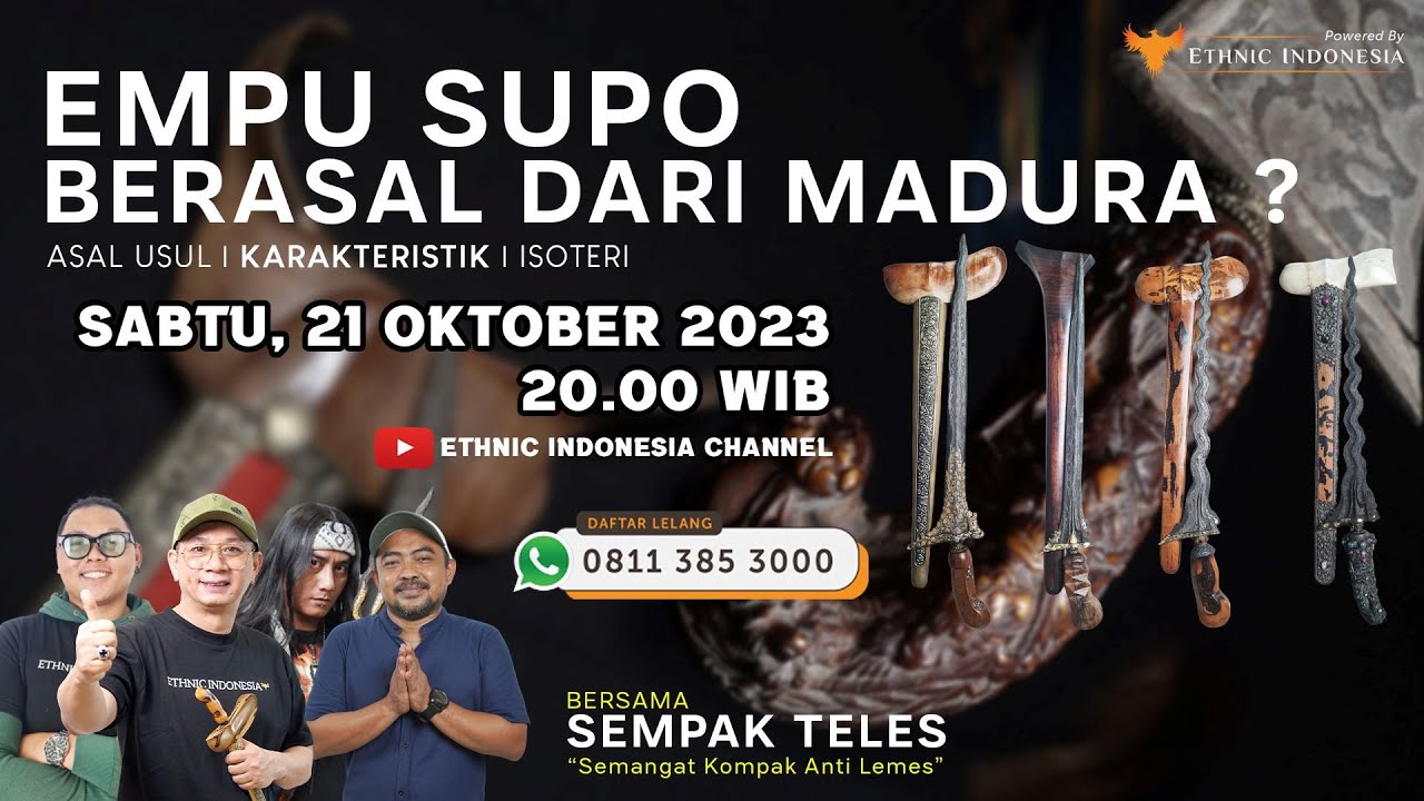 EMPU SUPO BERASAL DARI MADURA ? | LIVE STREAMING - YouTube