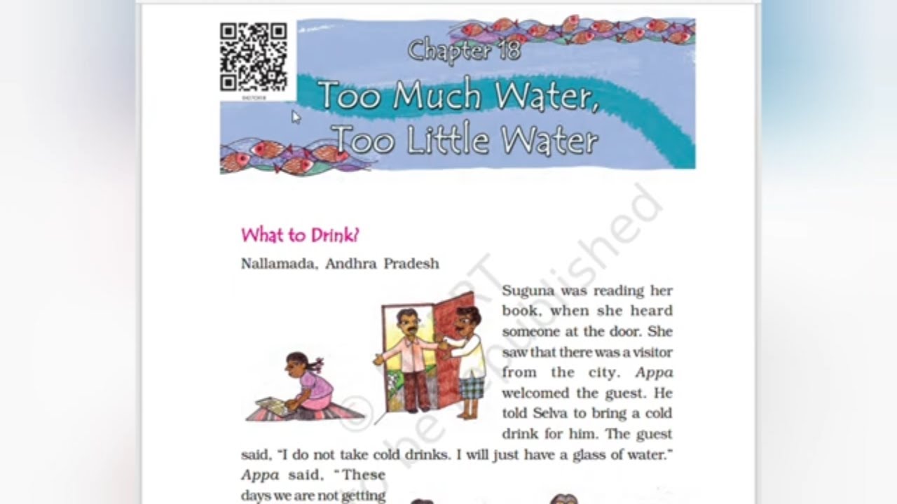 CBSE Class 4EVSUnit 18/Too much Water Too little Water detailed ...