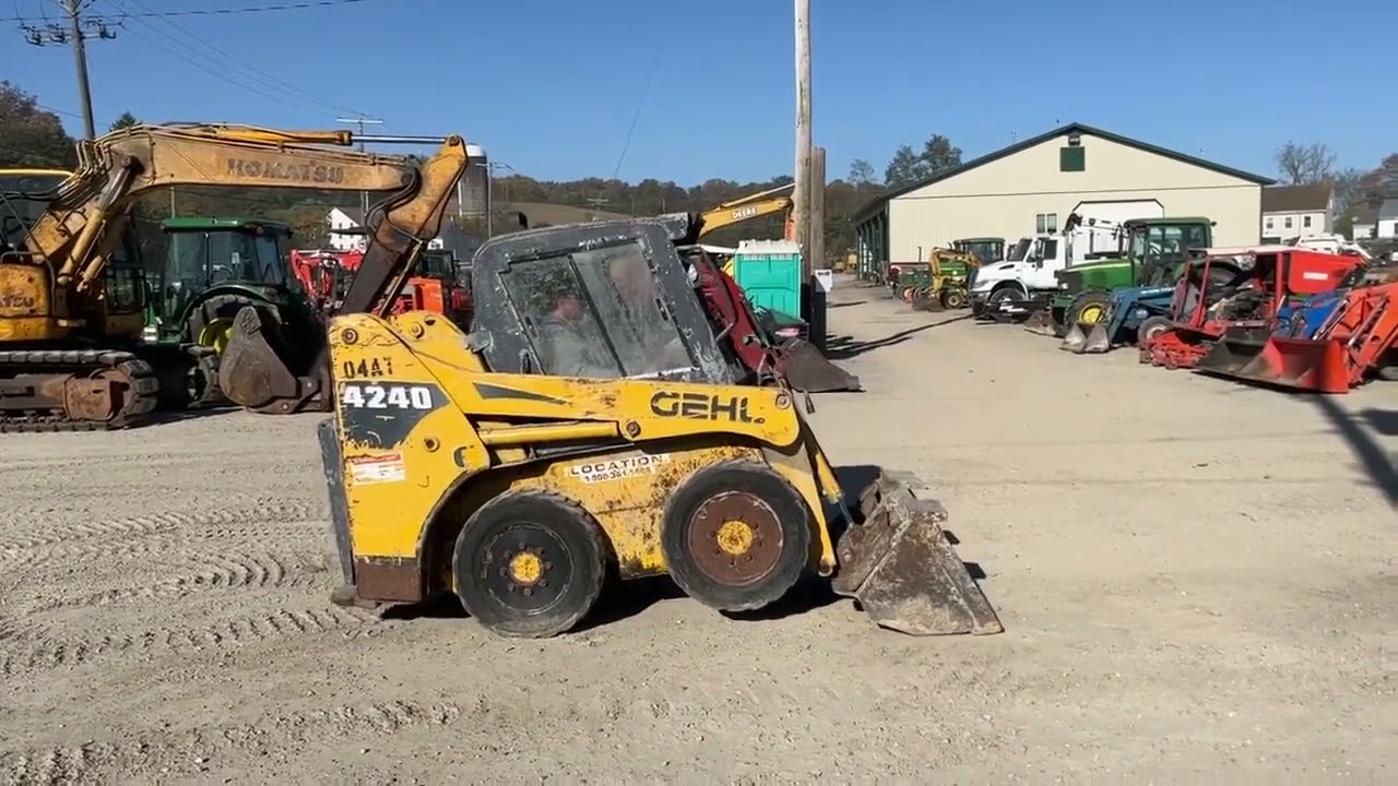 2010 GEHL 4240E SKID STEER LOADER For Sale - YouTube