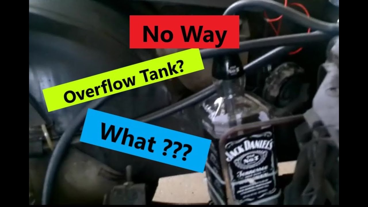 How I Used a Jack Daniels Bottle for an Overflow Tank on my 76 Ford LTD ...