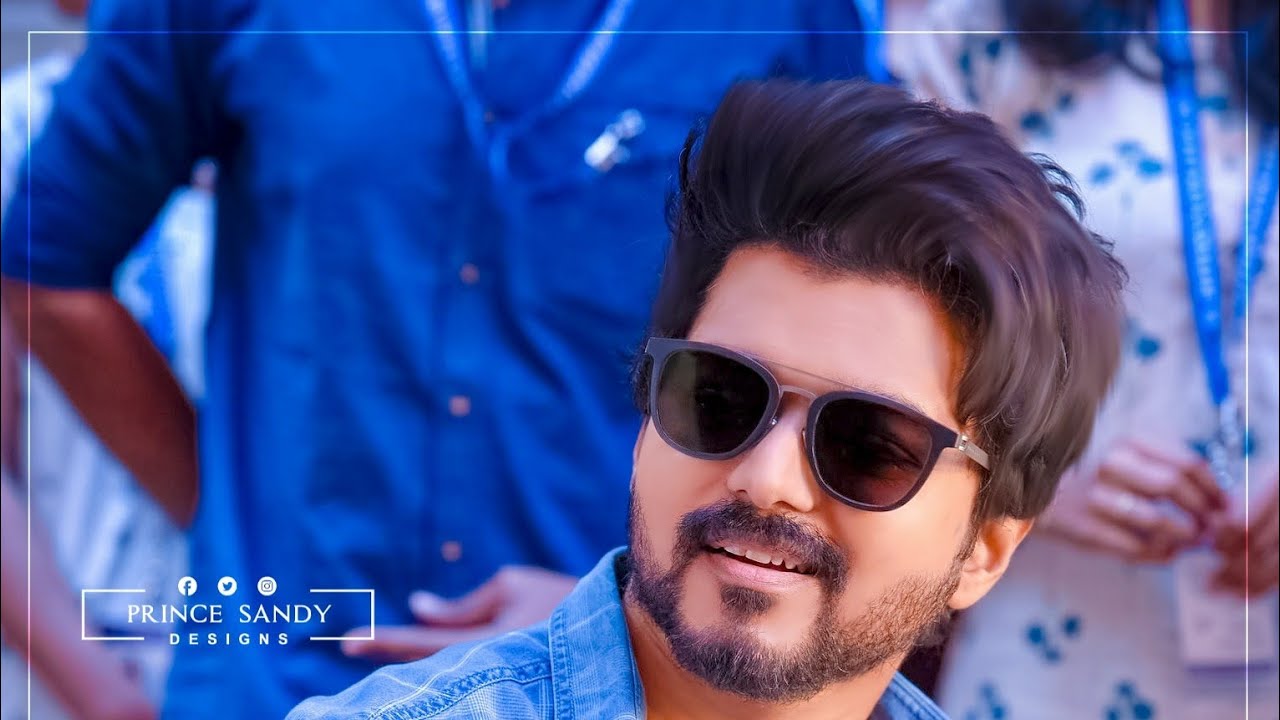 Vijay photo edit || prince sandy || Tamil - YouTube