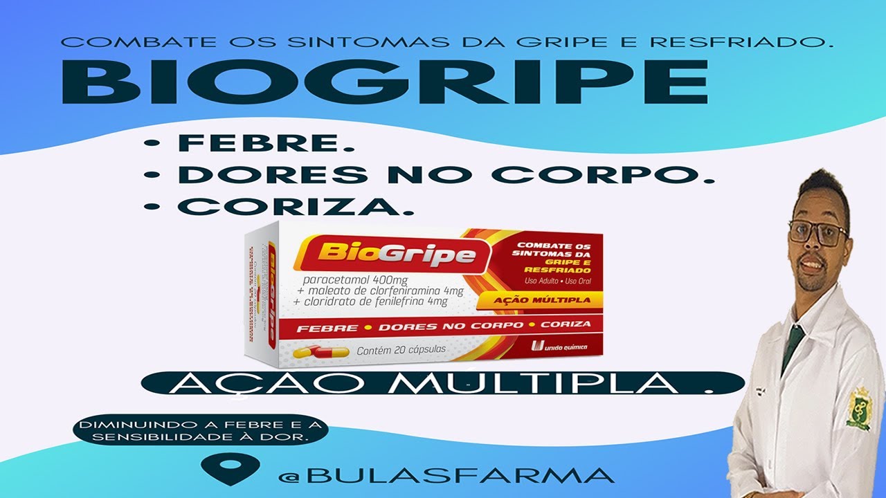 BIOGRIPE - PARA QUE SERVE? COMO USAR ? SOBERANO PARA ALÍVIOS DOS ...