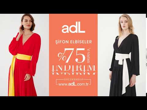 %75'e varan indirimle en şık elbise modelleri adL.com.tr ve adL mağazalarında sizleri bekliyor.