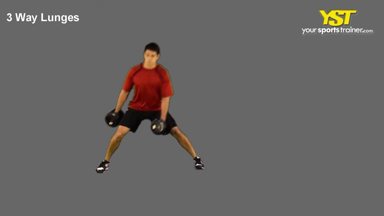 3 Way Lunges - YouTube