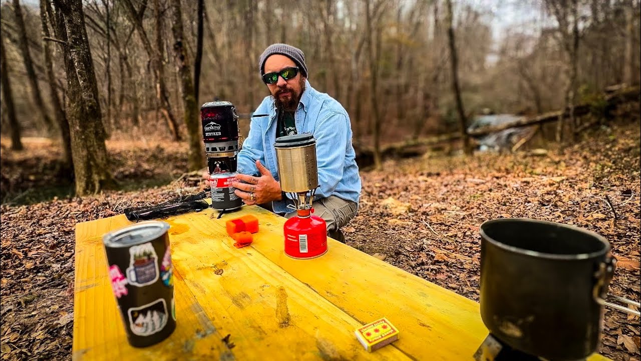 HIKING COOK KIT. Efficiency TESTING multiple set ups. - YouTube