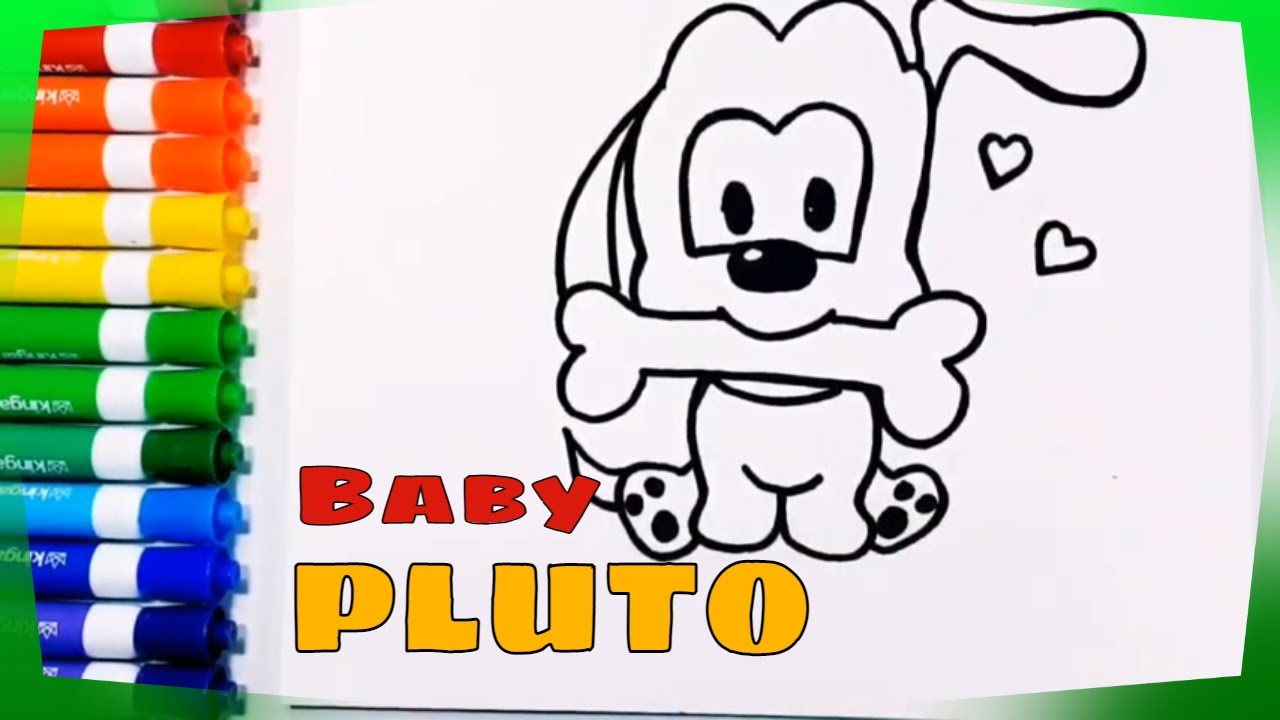 How to Draw a Cute Baby Pluto.| Disney - YouTube