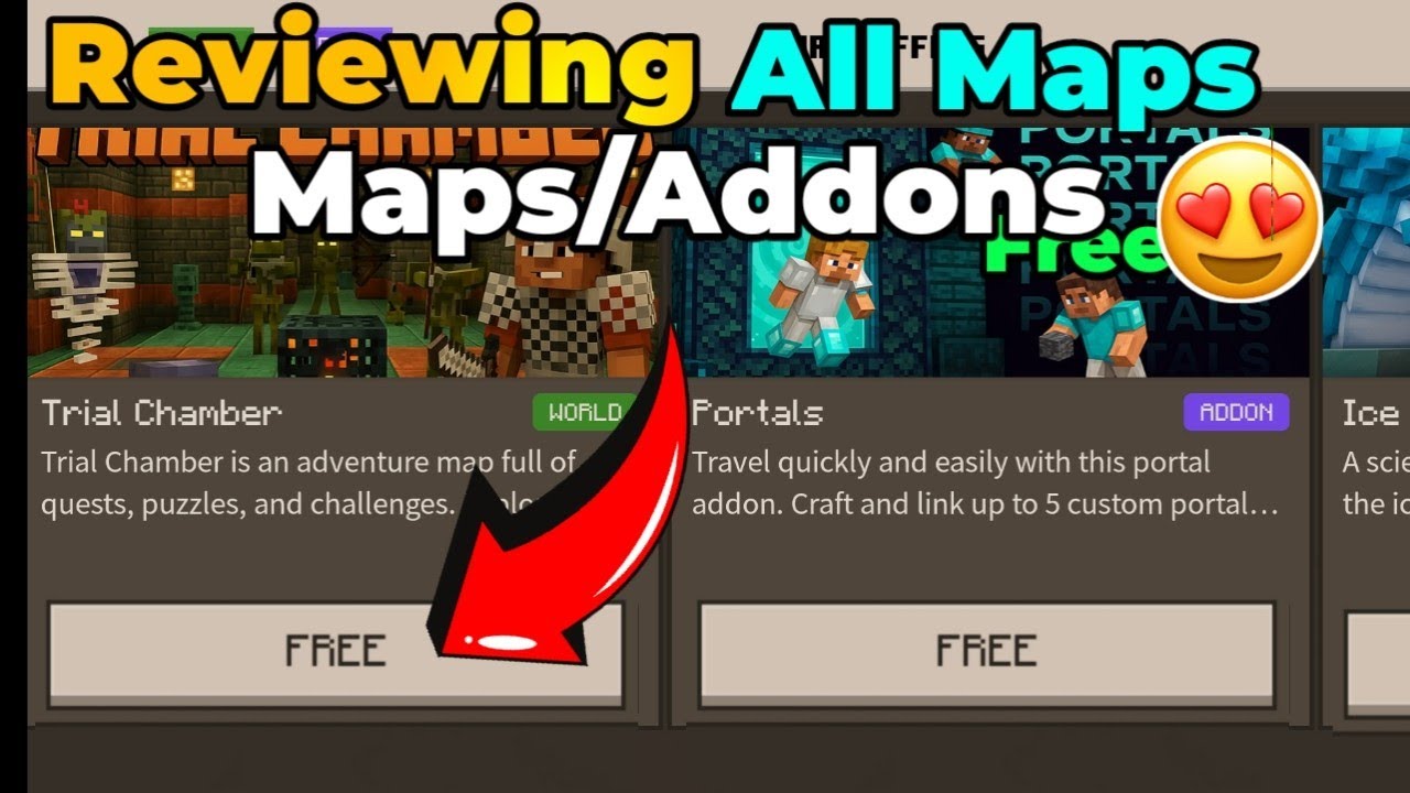 Reviewing All New Maps And It's Free 😍 In Crafting And Building| Craft ...