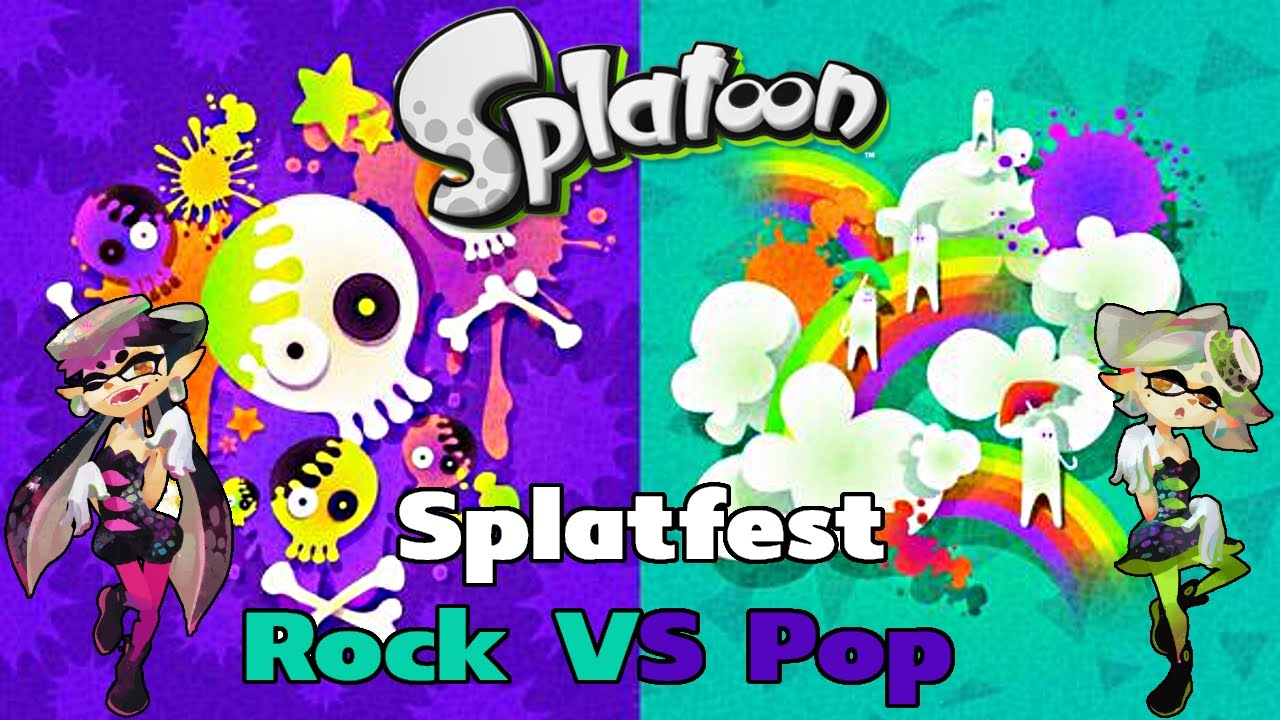 Let's Play Splatoon [Splatfest] | Rock VS Pop - YouTube