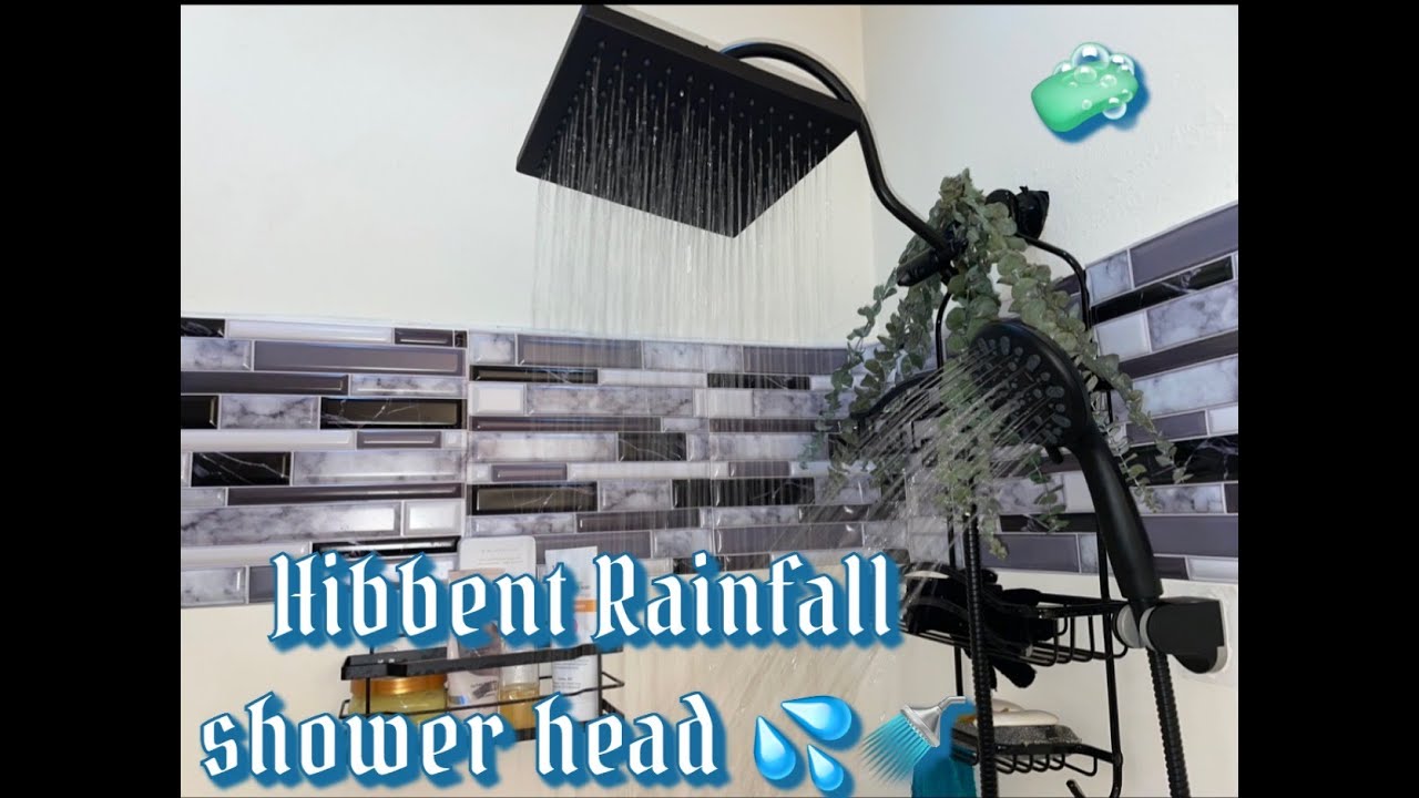 HIBBENT RAINFALL SHOWER HEAD | TUTORIAL & INSTALL - YouTube