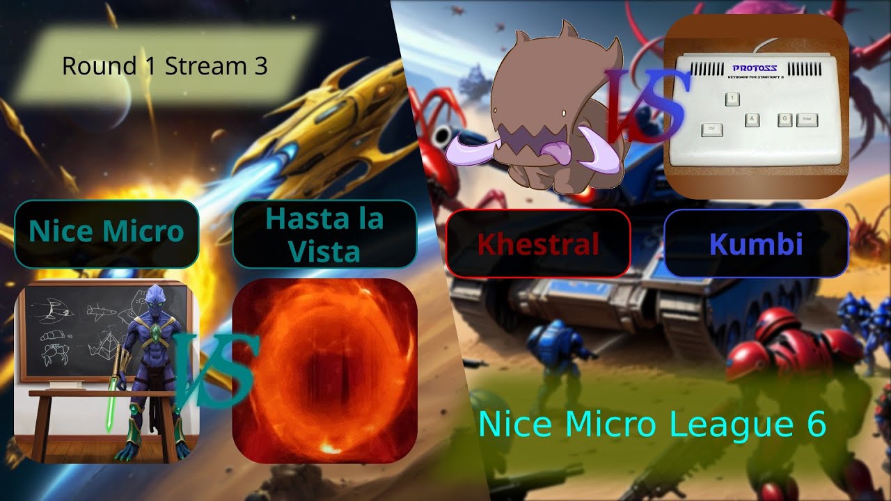 [NML6] round 1, week 3 of Nice Micro Leauge 6 (StarCraft: Remastered) - YouTube