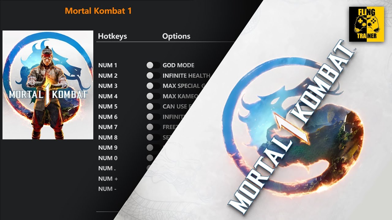 Mortal Kombat 1 Trainer - FLiNG | FLiNGTRAiNER - YouTube