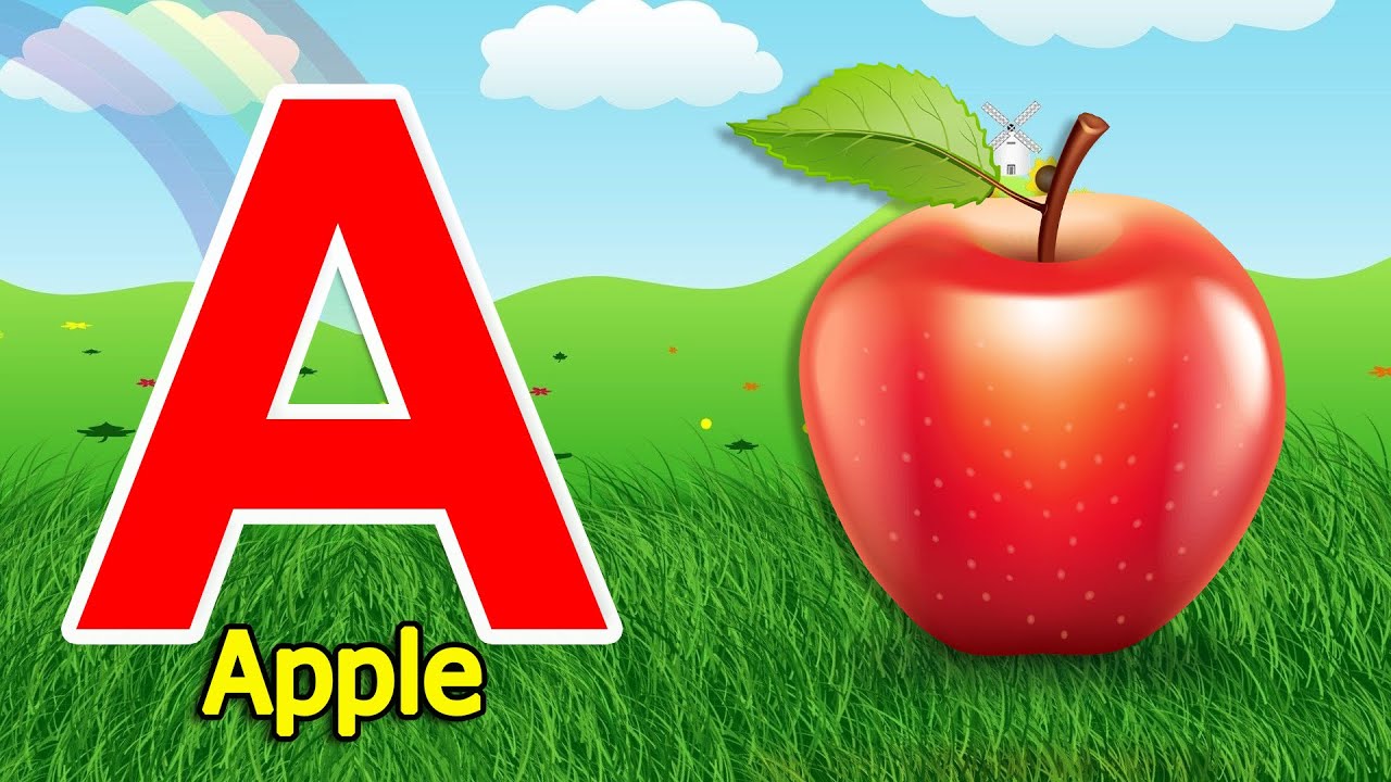 a for apple, hooked on phonics abc song, preschool abc videos, phonics ...