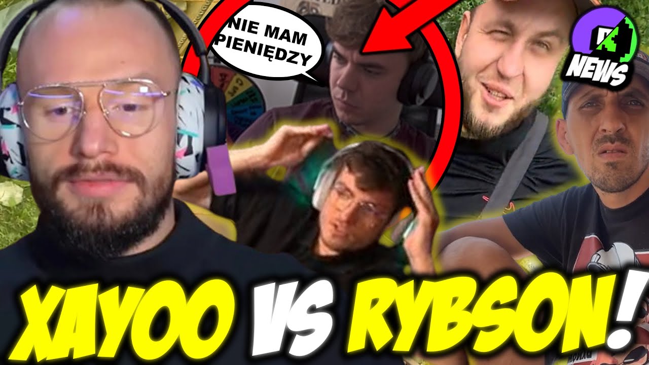 DRAMA XAYOO vs RYBSON! BAGIETA vs BUNGEE! RANDOMBRUCE SIĘ ODKLEJA ...