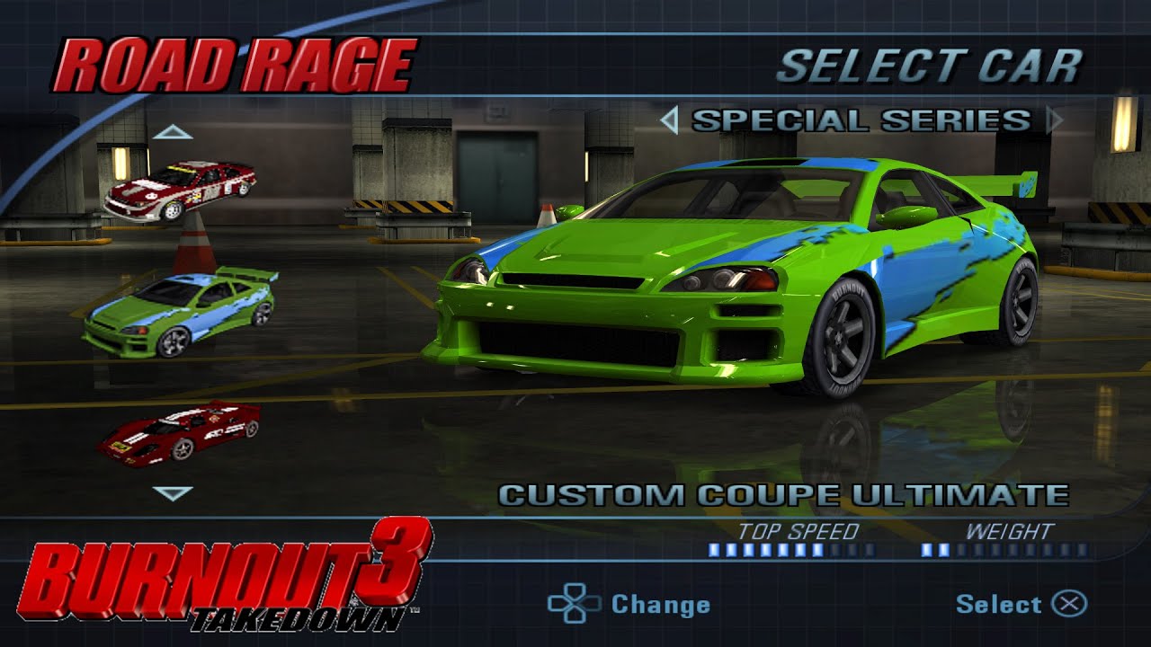 Let's play!! Custom Coupe Ultimate in Road Rage!! - Burnout 3 Takedown ...