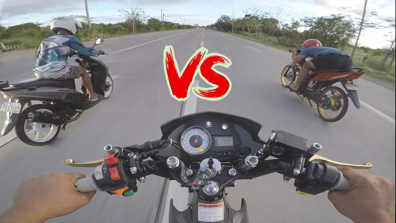 Mio 115 VS Raider 150 VS Euro Flash 150 - YouTube