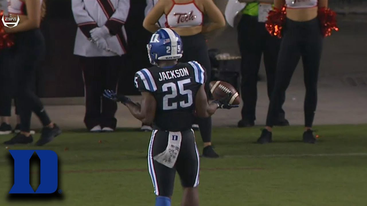 Duke's Jalon Calhoun Throws Touchdown Pass to Deon Jackson - YouTube