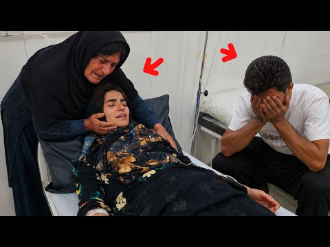 💔 A family in shock of illness; endless tears by the hospital bed