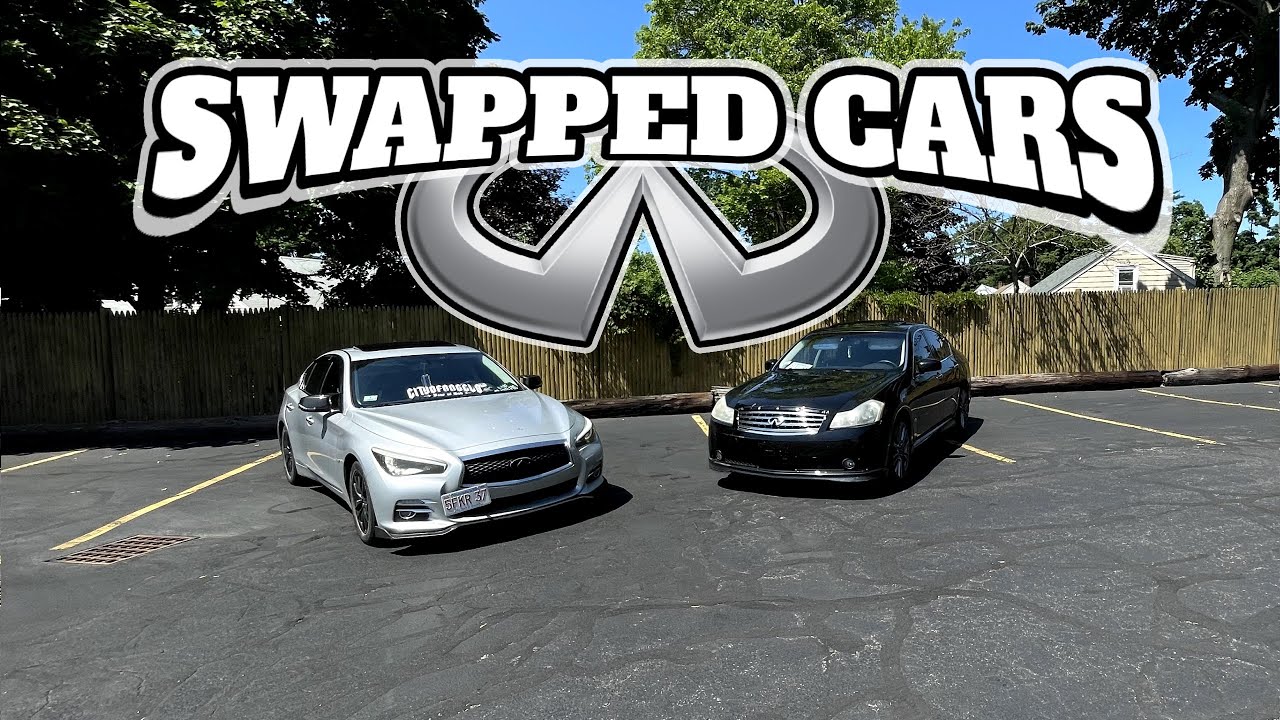 Going Crazy In A Striaght Piped Q50 | Swapped Cars - YouTube