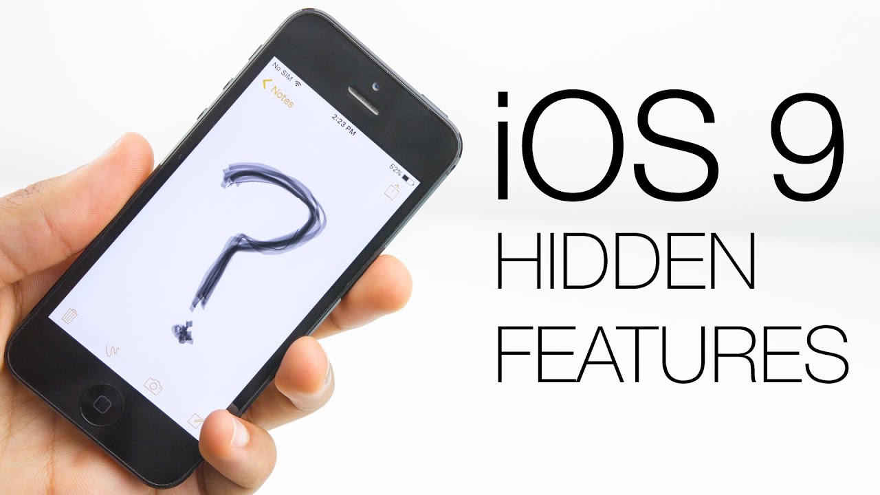 Ios 9 Hidden Features Youtube