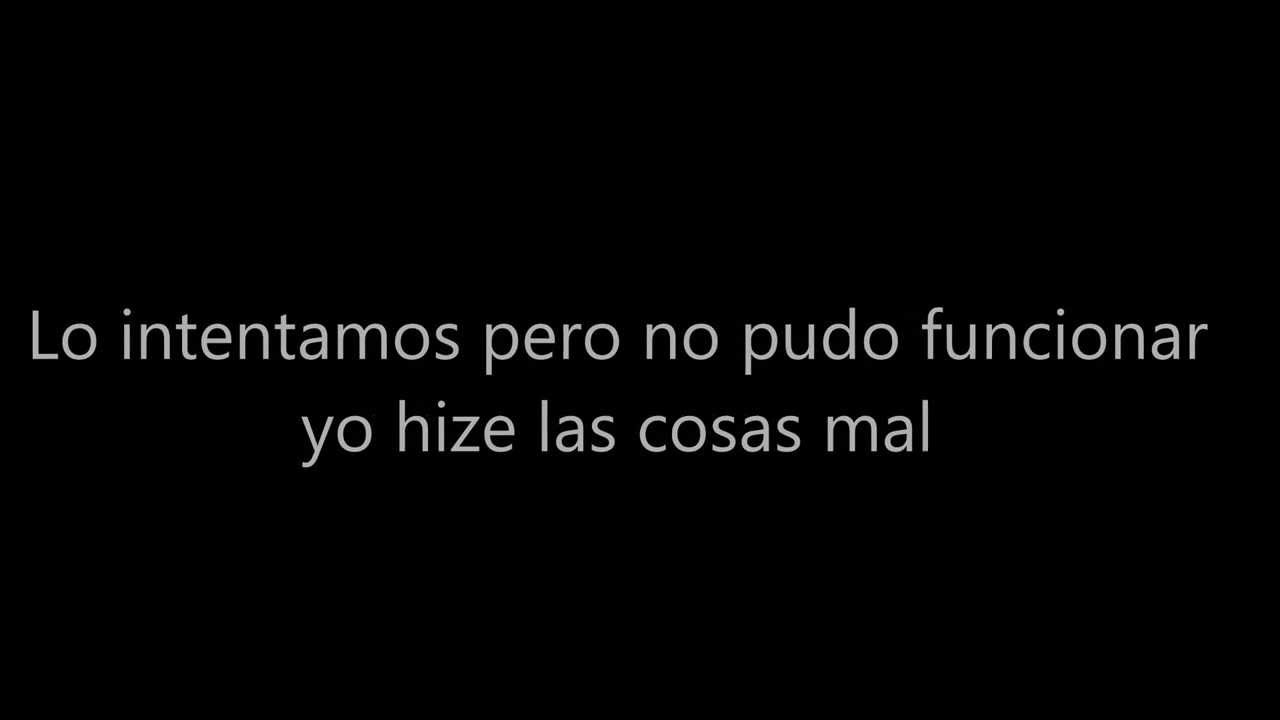 Lo intentamos Espinoza Paz con letra - YouTube