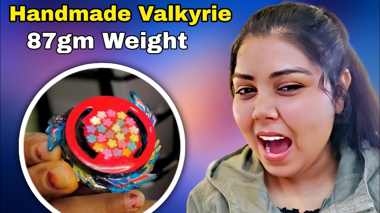 My First Handmade beyblade Valkyrie 😍 - YouTube