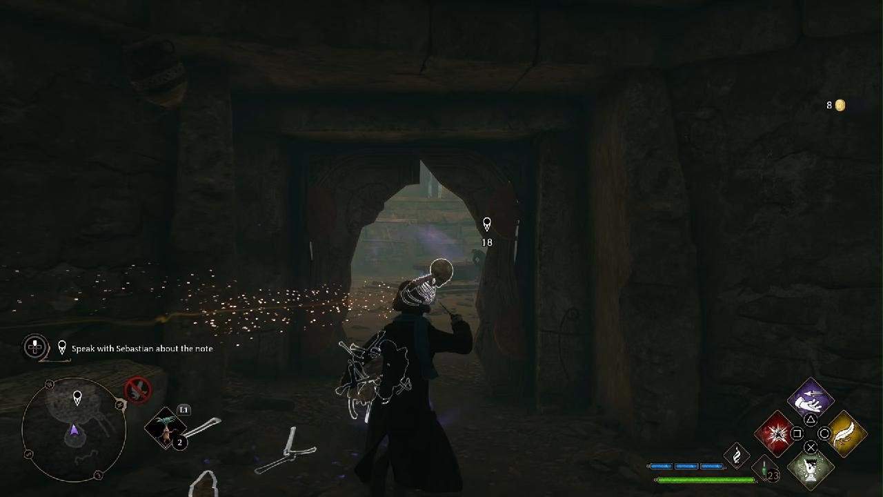 Hogwarts Legacy Making Skeleton Door - YouTube