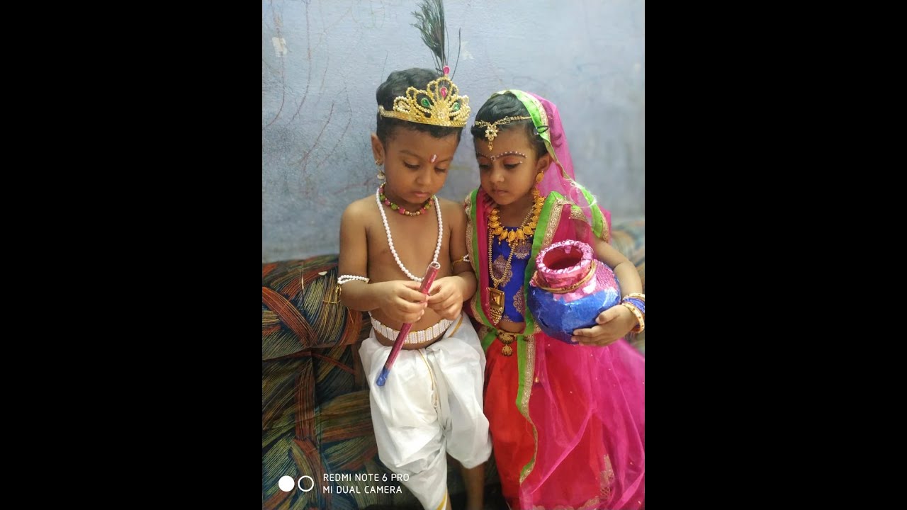 Jashwin & Jessica's krishna jayanthi getup 🥰 || twinkling twins lovely ...