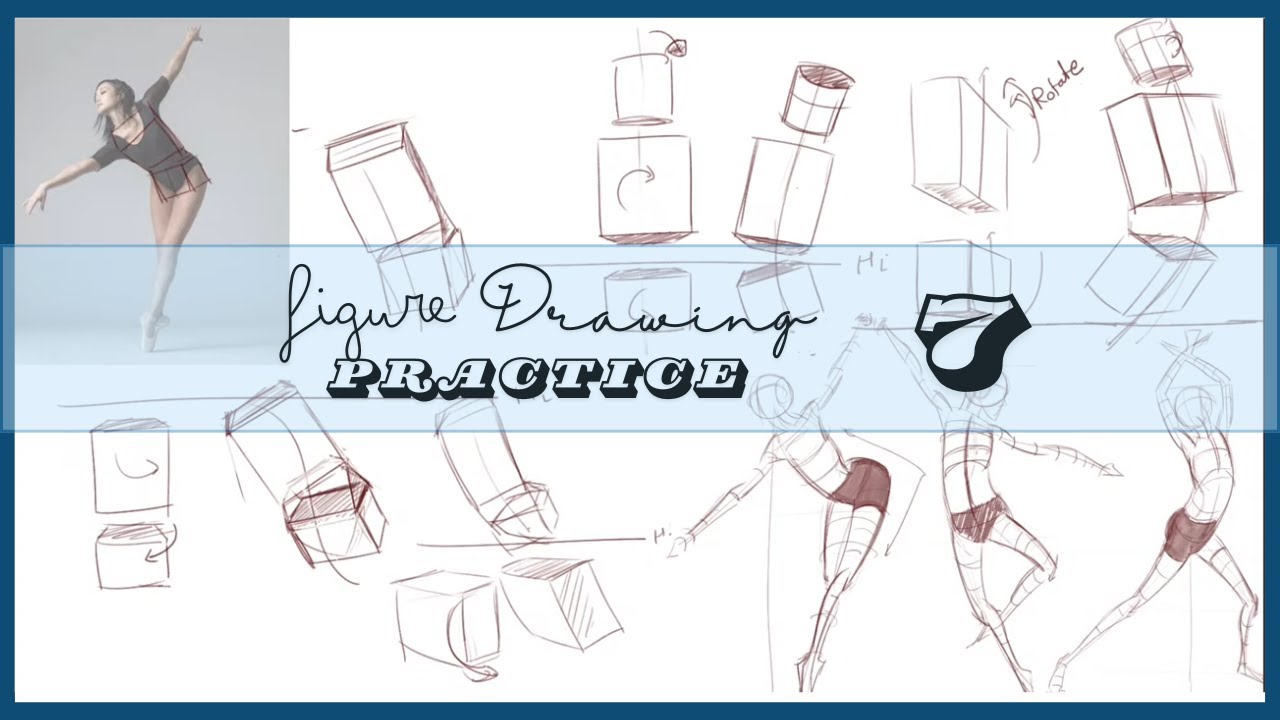 Gesture Drawing | Figure drawing Practice 7 | Human Figure Drawing ...