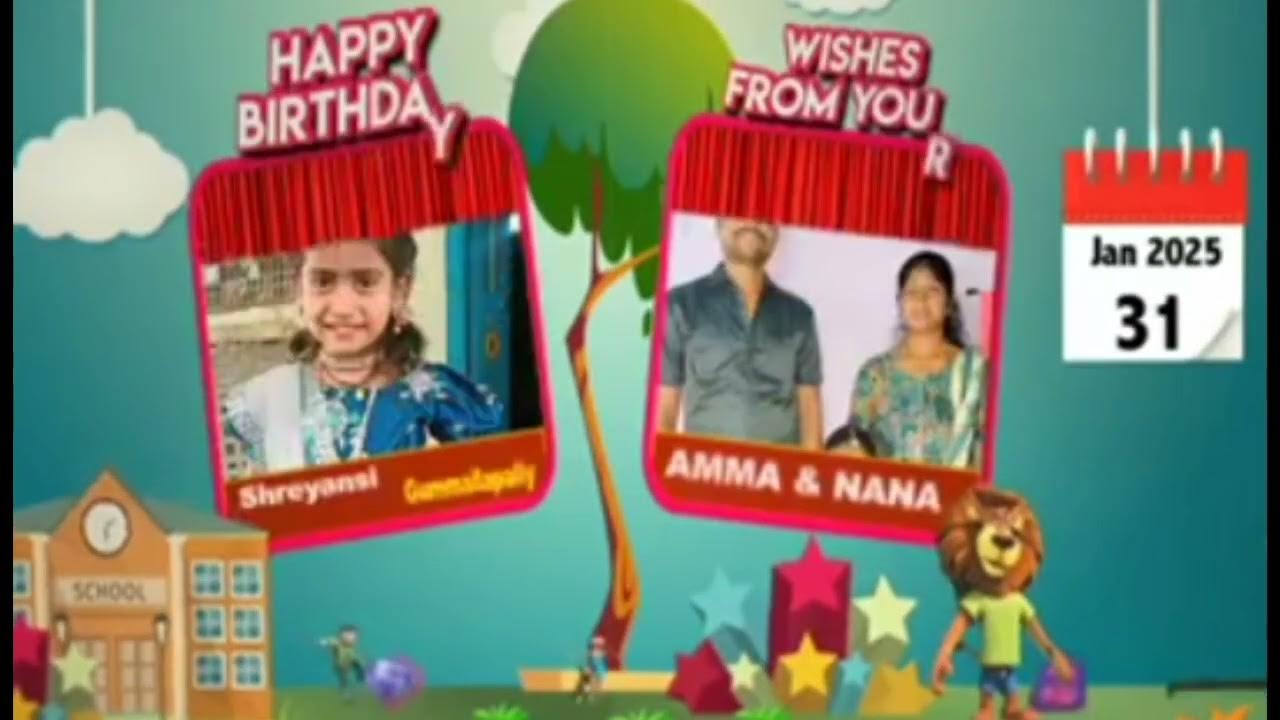 kushi tv birthday wishes 31 January 2025 - YouTube